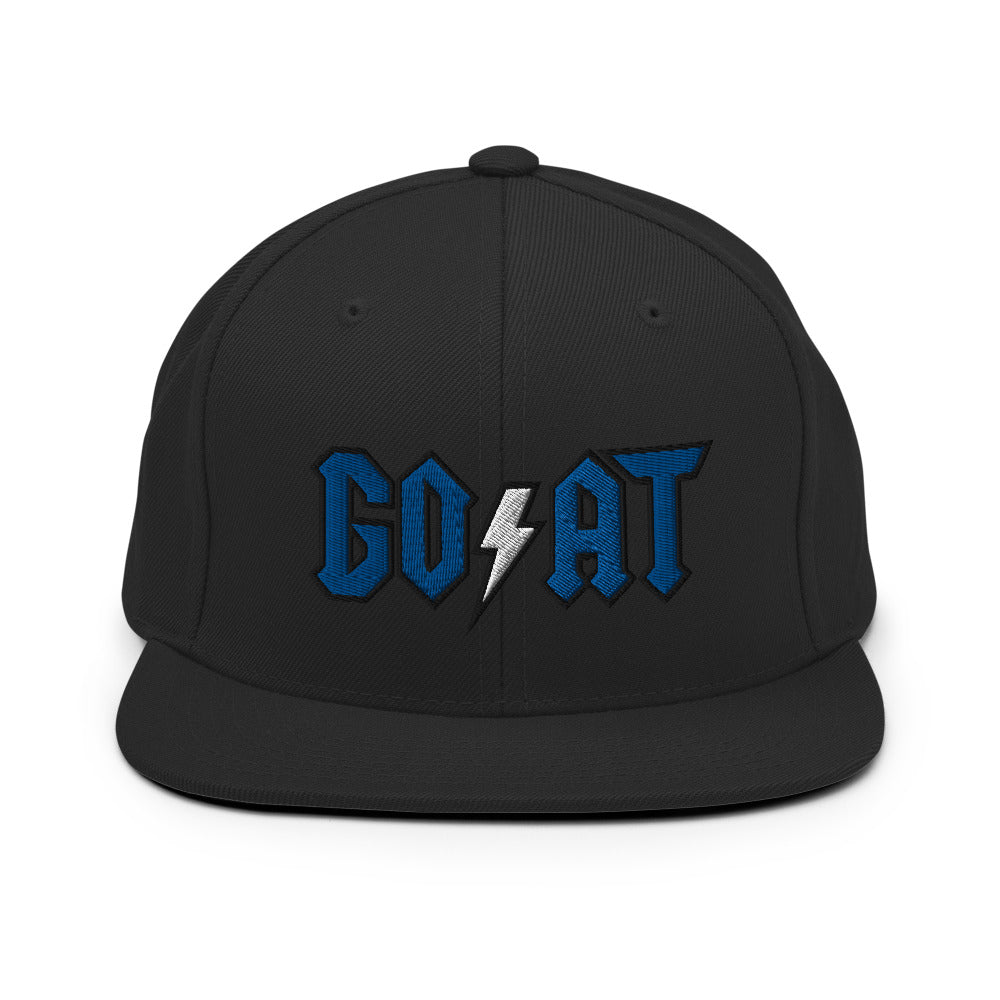 GOAT Black Snapback Hat | SneakerOutfits