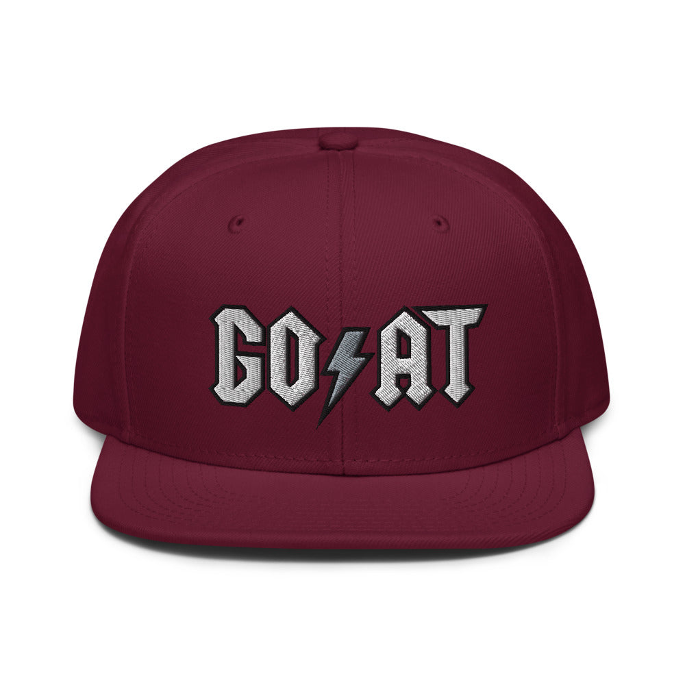 GOAT burgundy Snapback Hat – SneakerOutfits